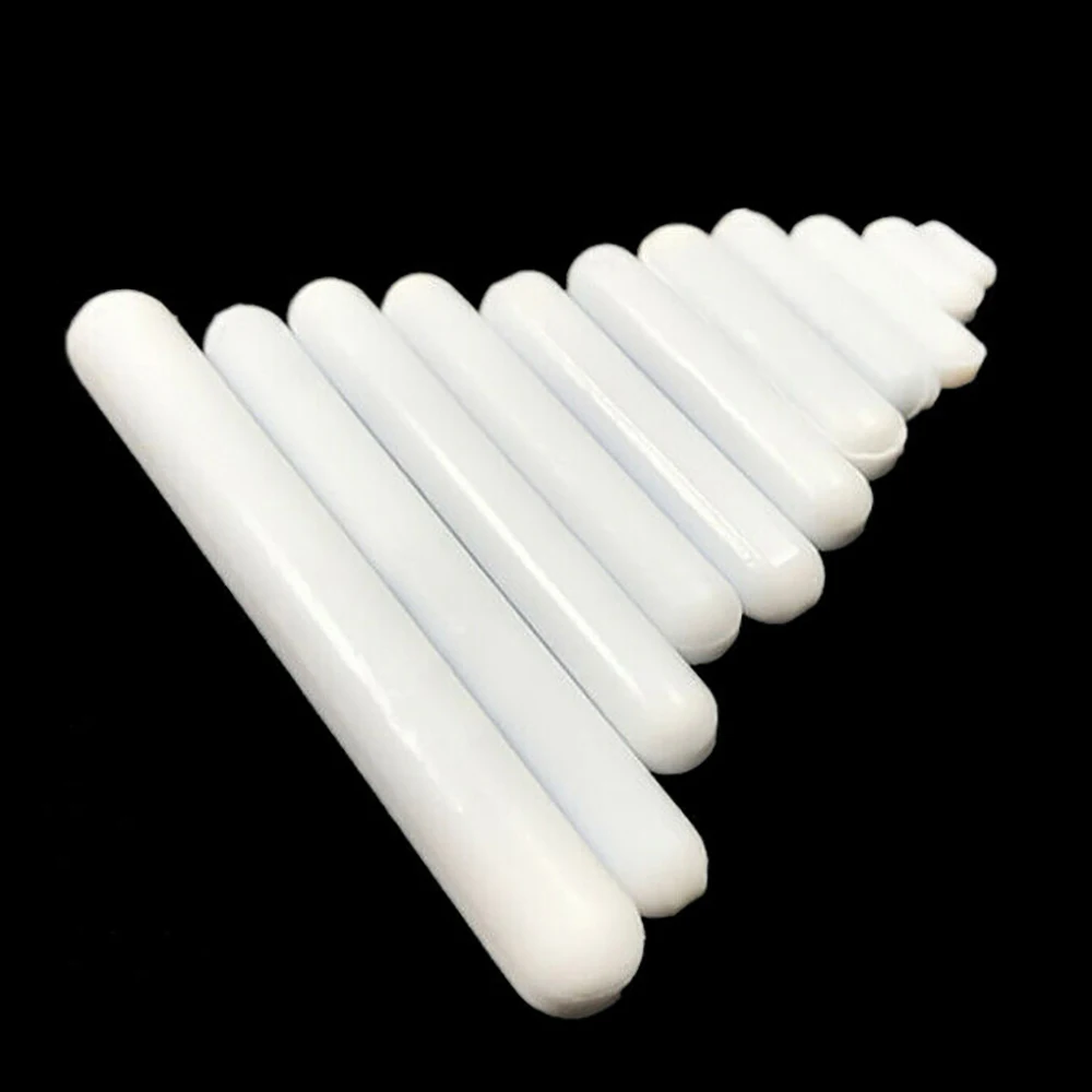 PTFE Coated Cylindrical Mixing Stir Bars Lab Equipment Ruilogod 7-Pack ...
