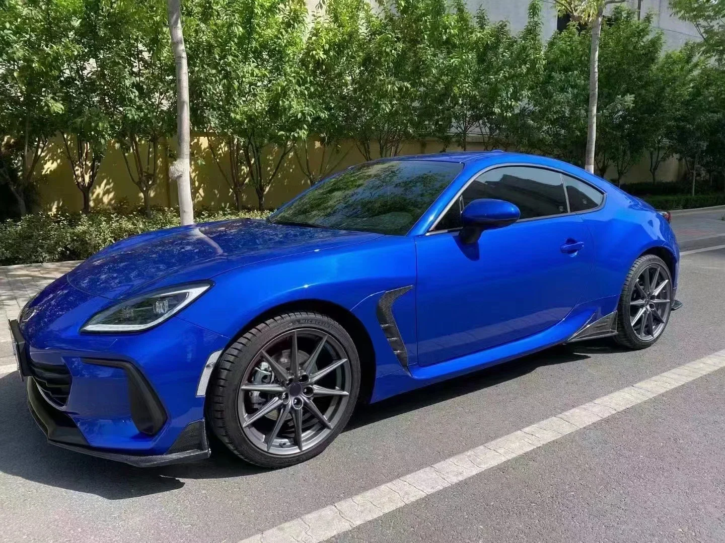 BRZ GR86 Upgraded STI Style Bodykit For Toyota GR86 Subaru BRZ Front ...