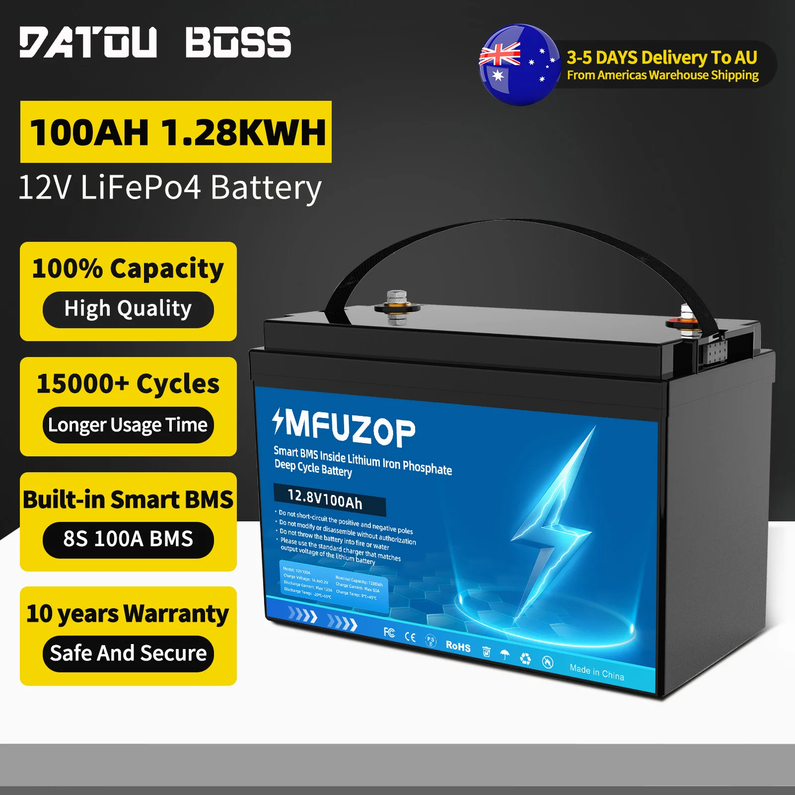 12V-100Ah-LiFePO4-Battery-Deep-Cycle-Rechargeable-Sealed-Car-Battery ...