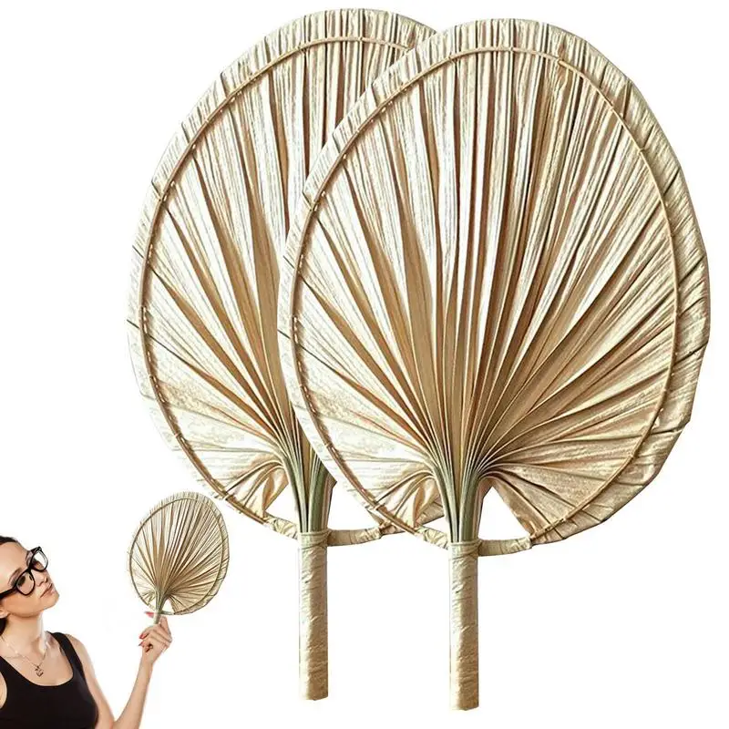 Woven-Raffia-Fans-2pcs-Pure-Handmade-Natural-Raffia-Fans-Raffia-Fans ...