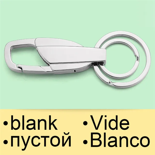 Dormon Custom Lettering Keychains Steel Keyrings Metal Engrave Name ...