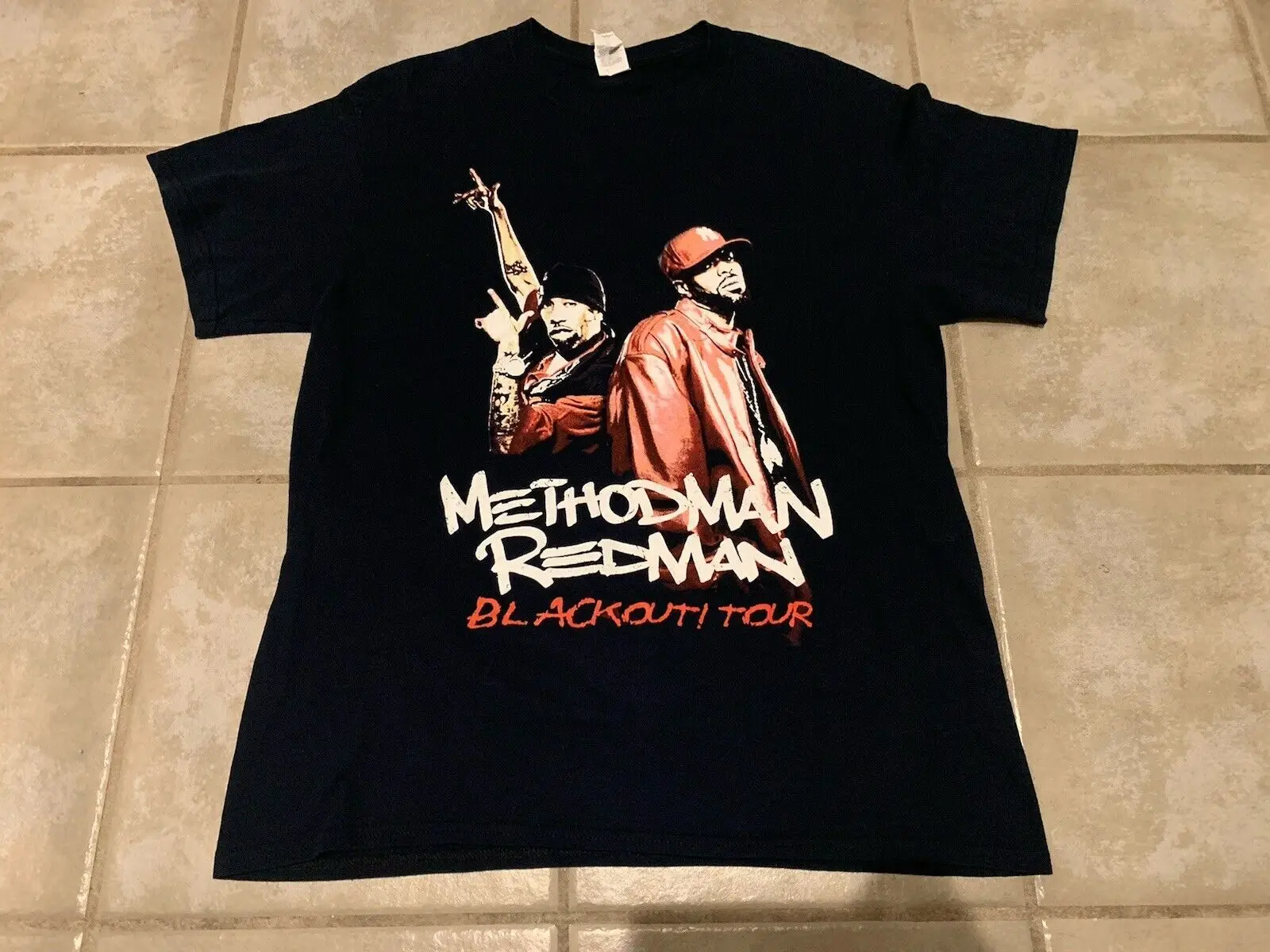 Method-Man-Red-M-Black-T-Shirt-Blackout-Tour-2016-Australia-New-Zealand ...