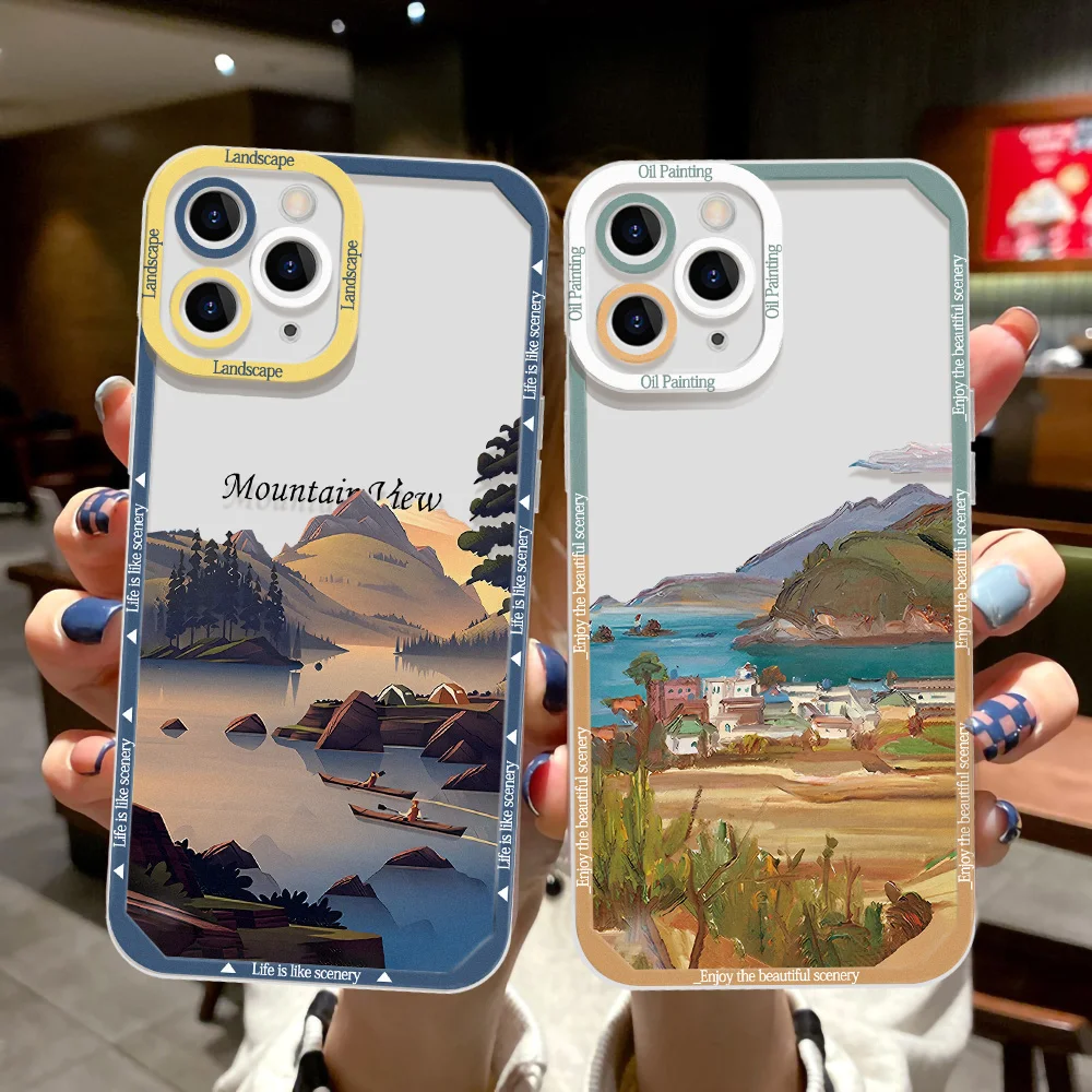 Landscape-Phone-Case-For-Samsung-A54-5g-Case-A34-A53-5g-A52-A14-A33 ...