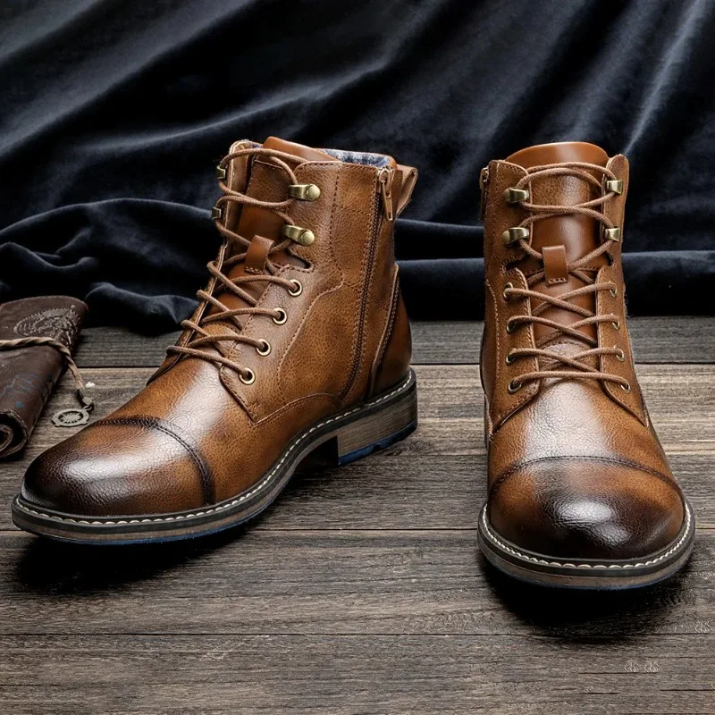 2024-New-Fashion-High-Quality-Men-Boots-Genuine-Comfortable-Spring ...