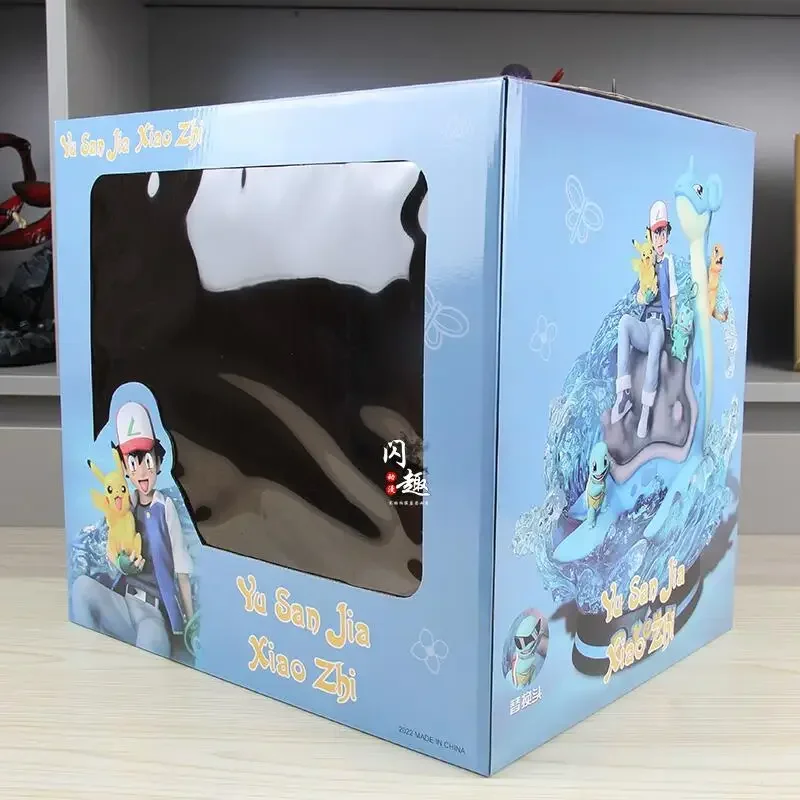 Figuras de Pokémon de 30 cm, Ash Ketchum, Squirtle, figuras de anime ...