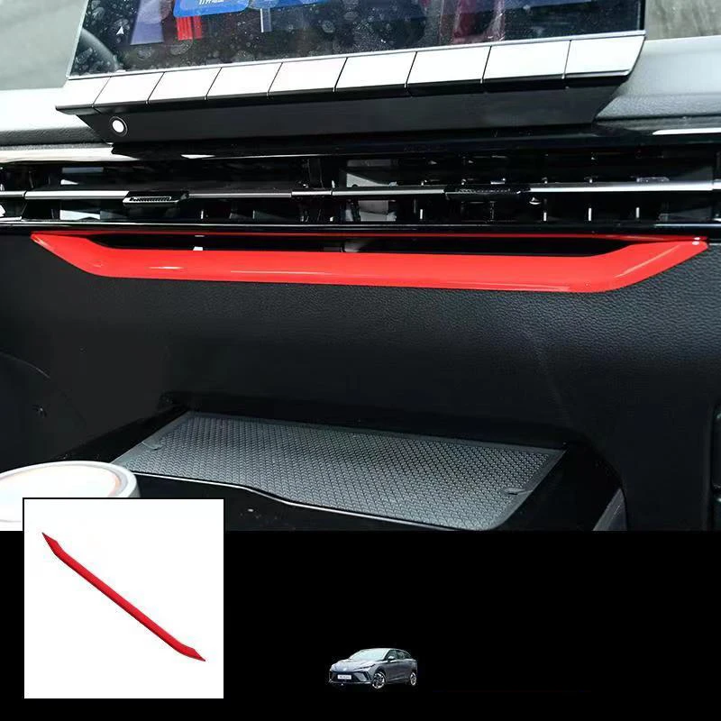 carbon fiber car dashboard interior AC vent strip trims air conditioner ...