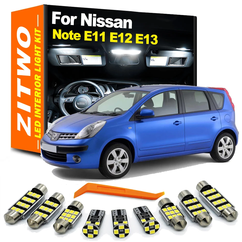 ZITWO-LED-Interior-Light-License-Plate-Lamp-Kit-For-Nissan-Note-E11-E12 ...