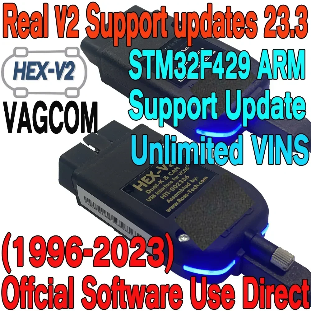 Real-Hex-V2-Hardware-Usb-Interface-For-Vag-Com-VAGCOM-23-3-Professional ...