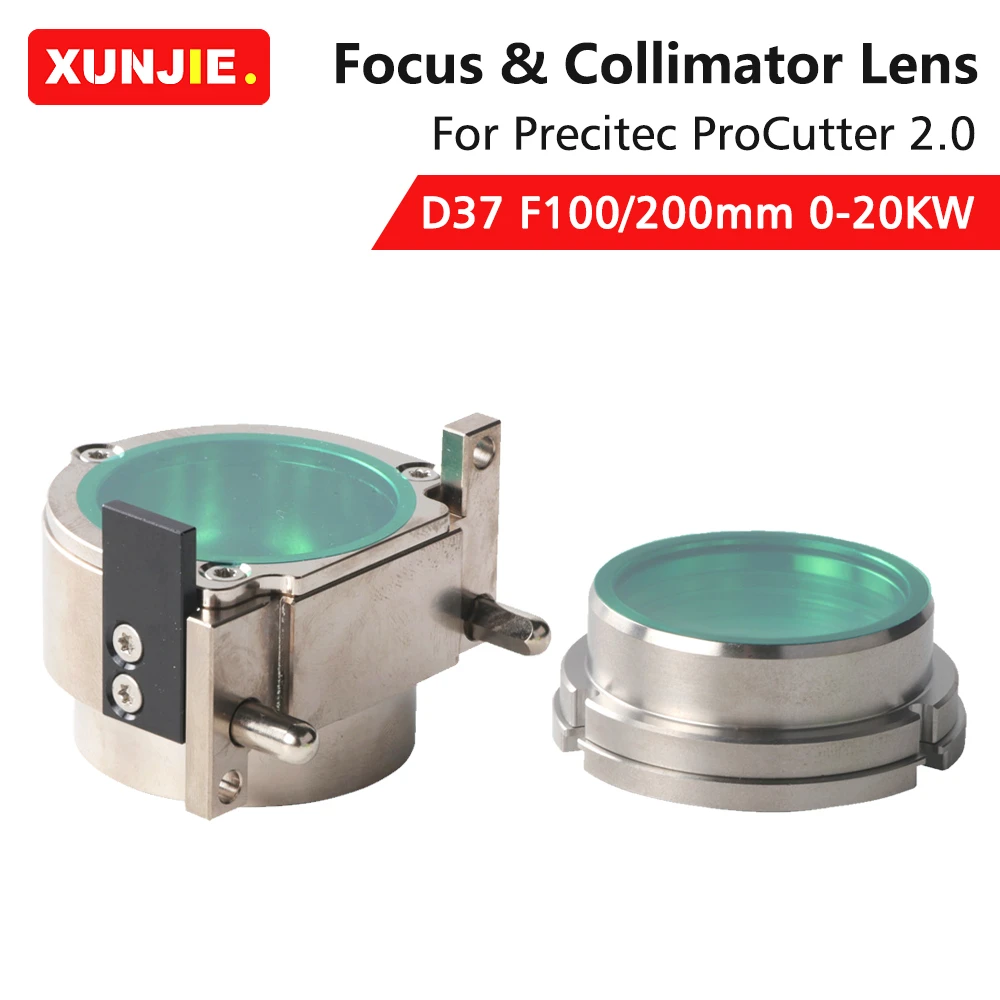 Fiber Laser Precitec Collimator Focusing Lens D37 F100/200 with Lens ...