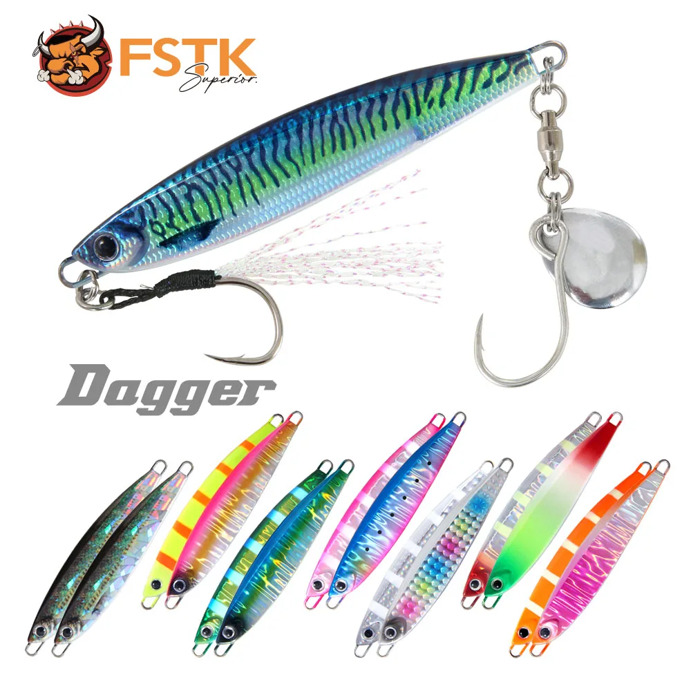 2023New-Metal-Jig-shore-jigging-30G40G60G-Fishing-Lure-Hard-Bait-Bass ...