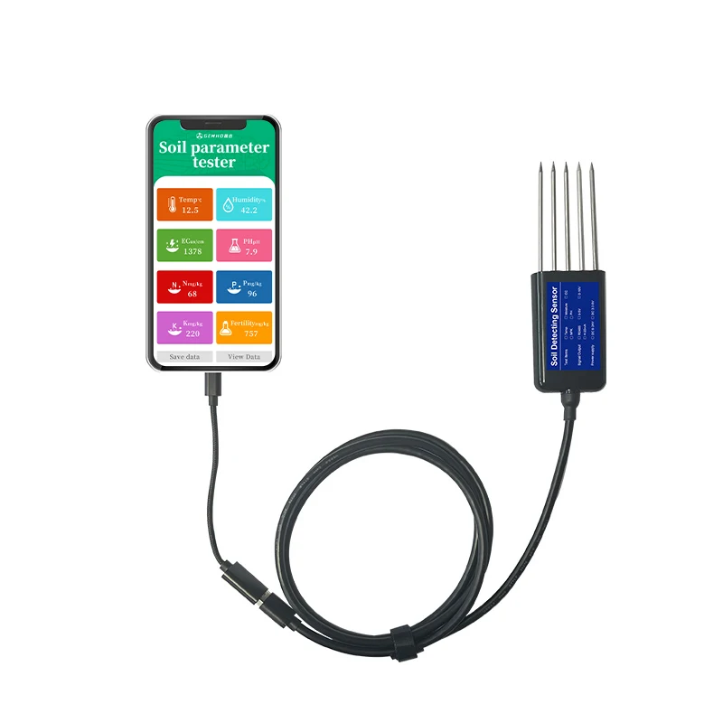 2026 Soil PH Meter and NPK Tester Multi-Parameter Soil Sensor 8-in-1 ...