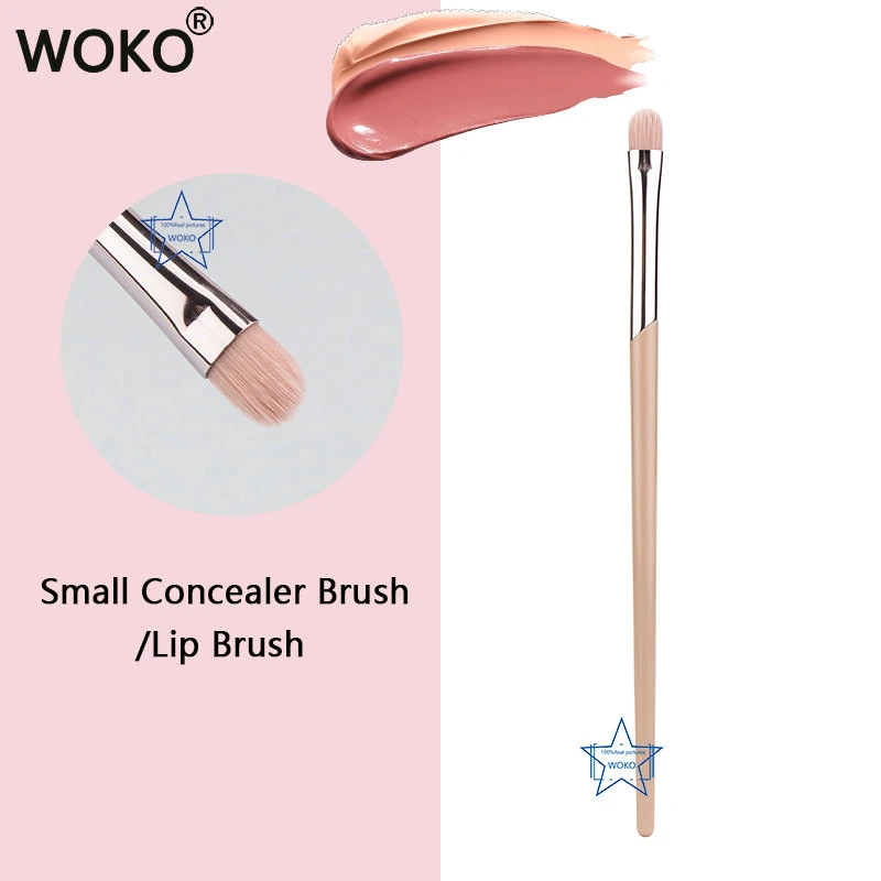 작은 컨실러 브러쉬 메이크업 브러쉬 핑크 플랫 컨실러 브러쉬 립 브러쉬 아이 컨실러 블렌딩 브러쉬 패셔너블한 스타일 Aliexpress