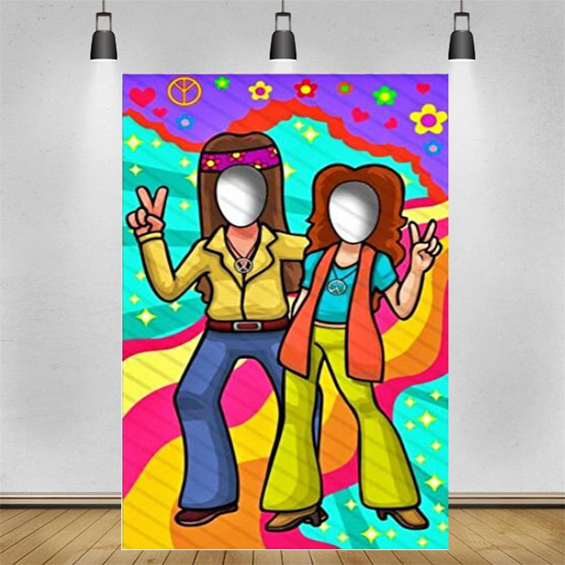 Disco Hippy 70 S Cartoon Clipart