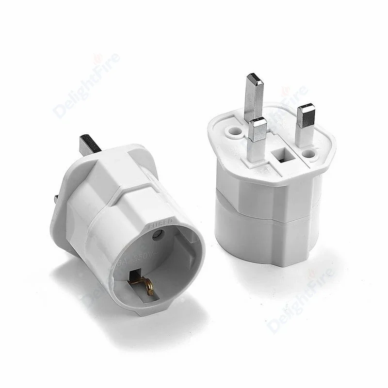 Universal Copper Korea Germany Russia EU To UK Power Adapter European ...