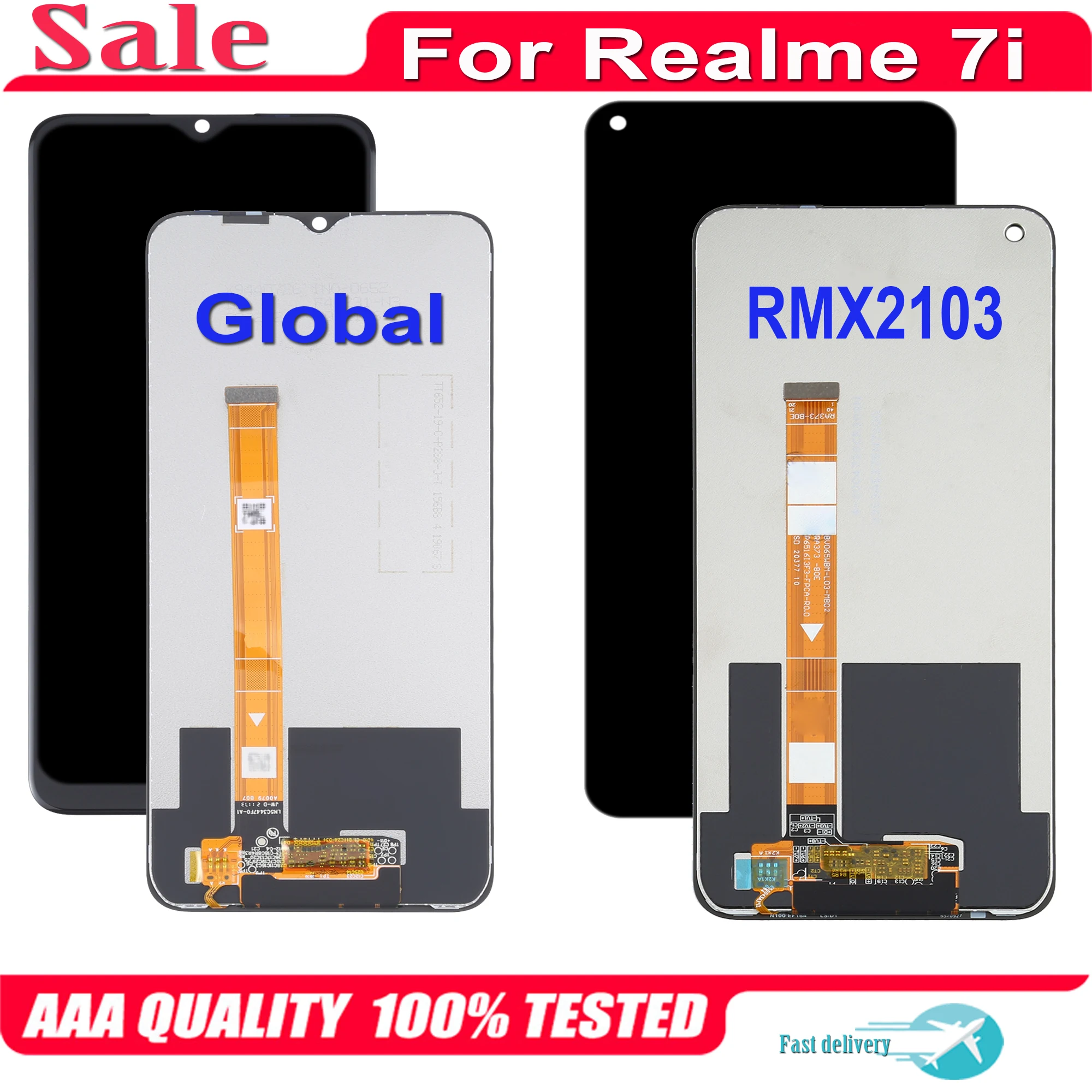 For-Realme-7i-Global-RMX2193-LCD-Display-Touch-Screen-Digitizer ...