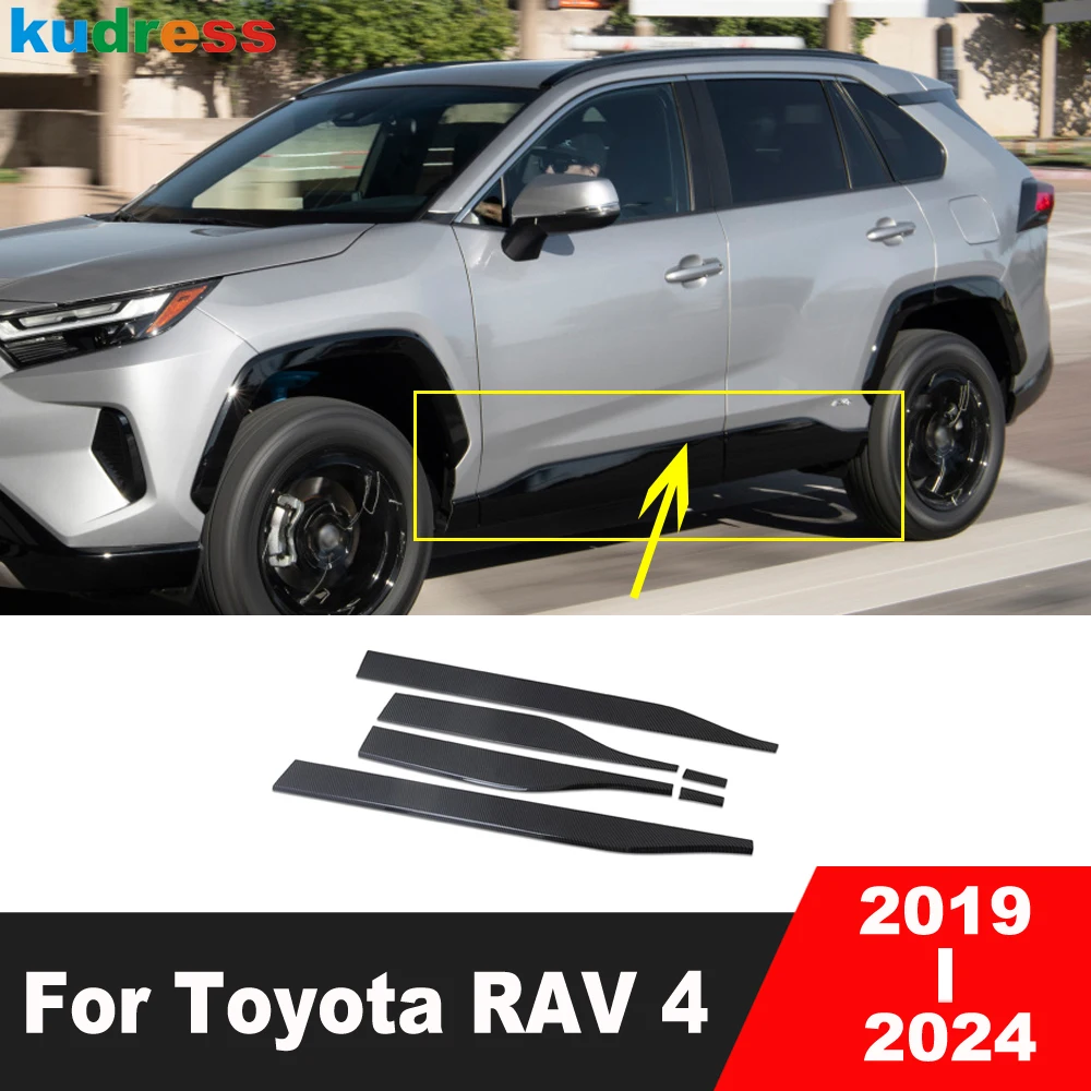 Side-Door-Body-Trim-For-Toyota-RAV4-RAV-4-2019-2020-2021-2022-2023-2024 ...