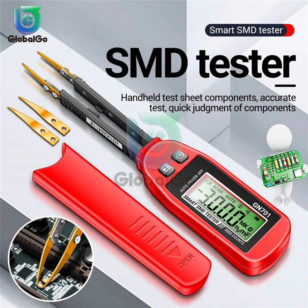 GN701-Transistor-Tester-3000-Counts-Multimeter-SMD-Chip-Tester-High ...