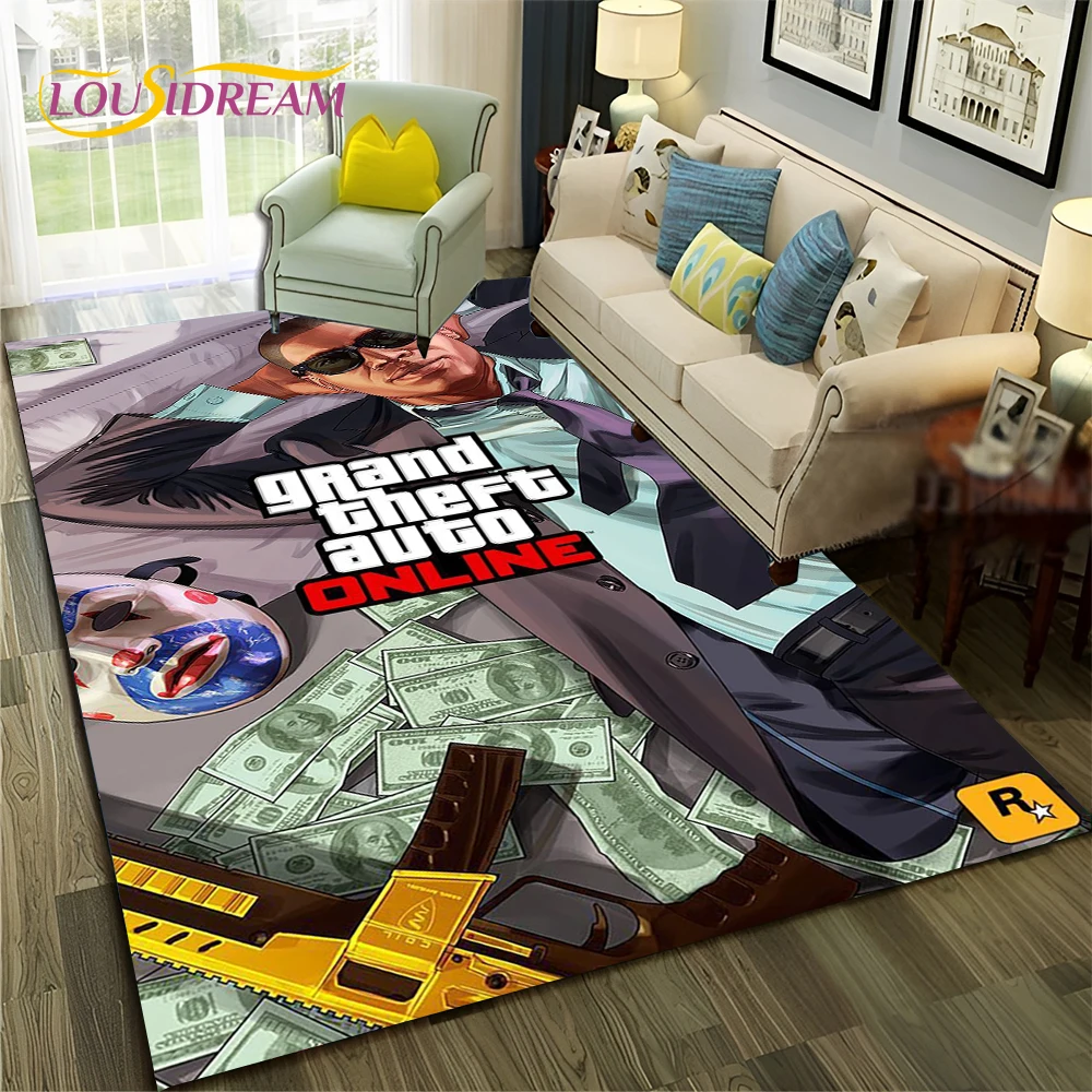 GTA-3D-Games-Grand-Theft-Auto-Gamer-Carpet-Rug-for-Home-Living-Room ...