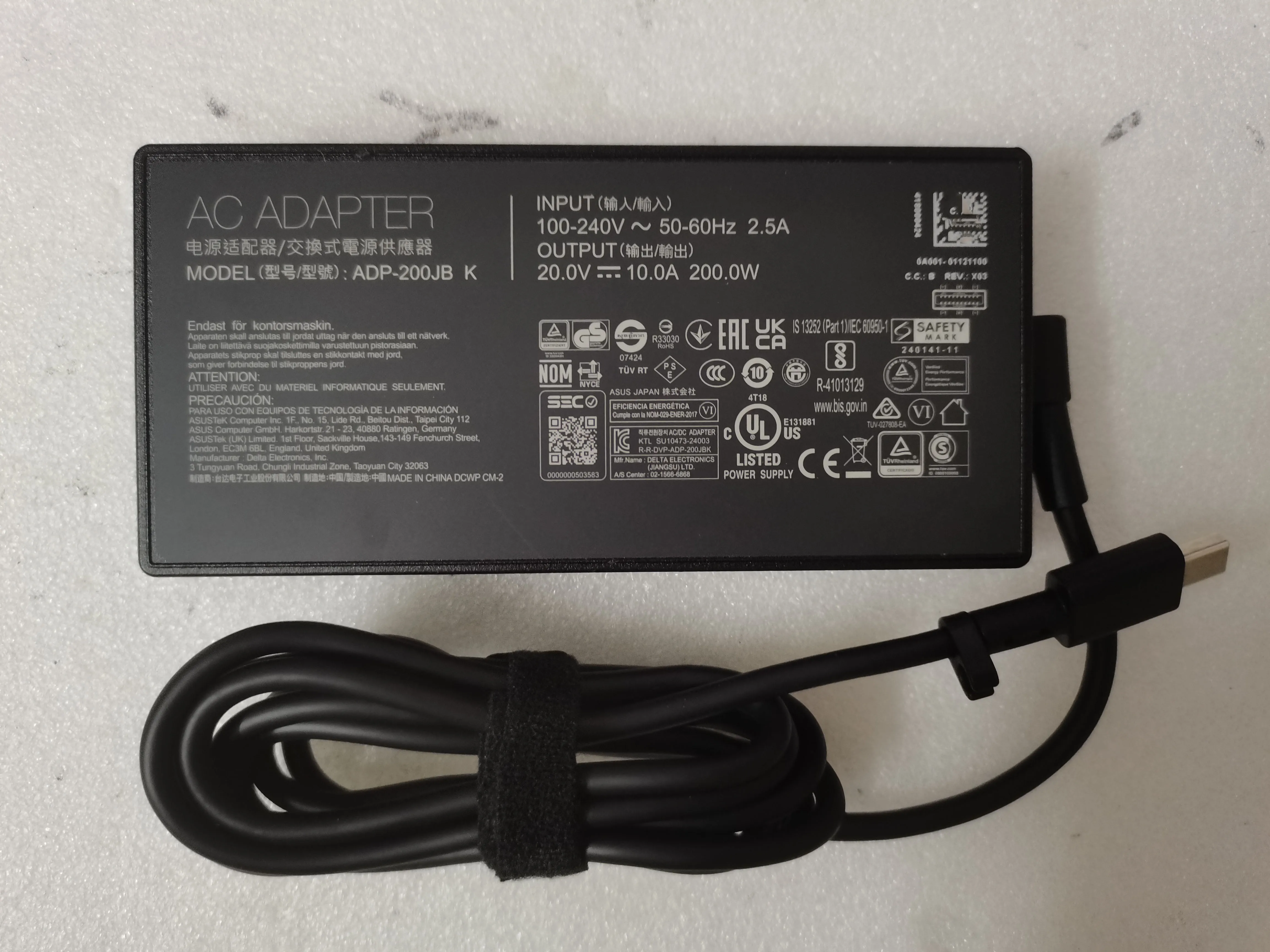 OEM-ADP-200JB-K-200W-20V-10A-AC-Adapter-for-ASUS-ROG-Zephyrus-G14-2024 ...