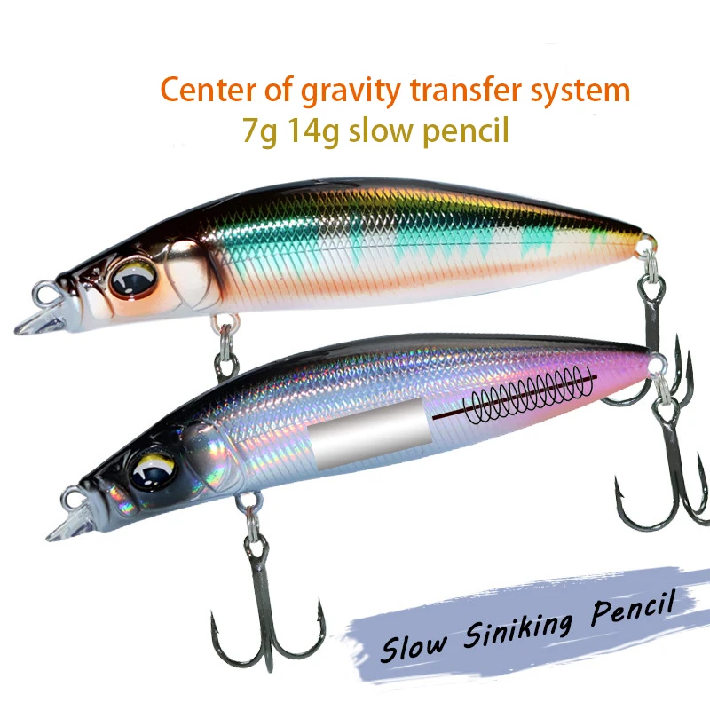 Long Throw Full Submerged Floor Sinking Pencil Bait And Center Of ...