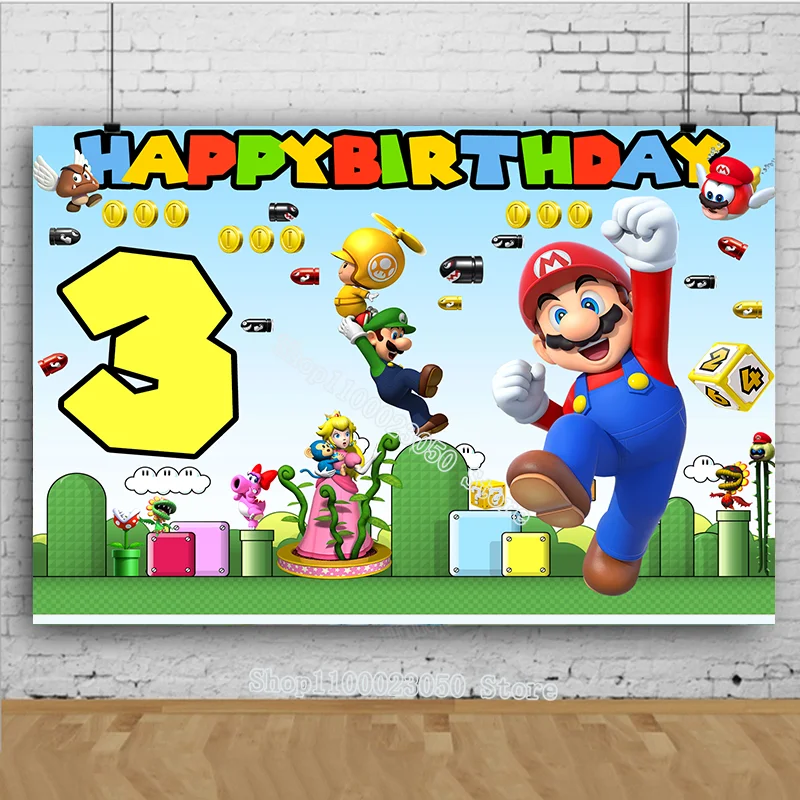 Super Mario Bros Game Background