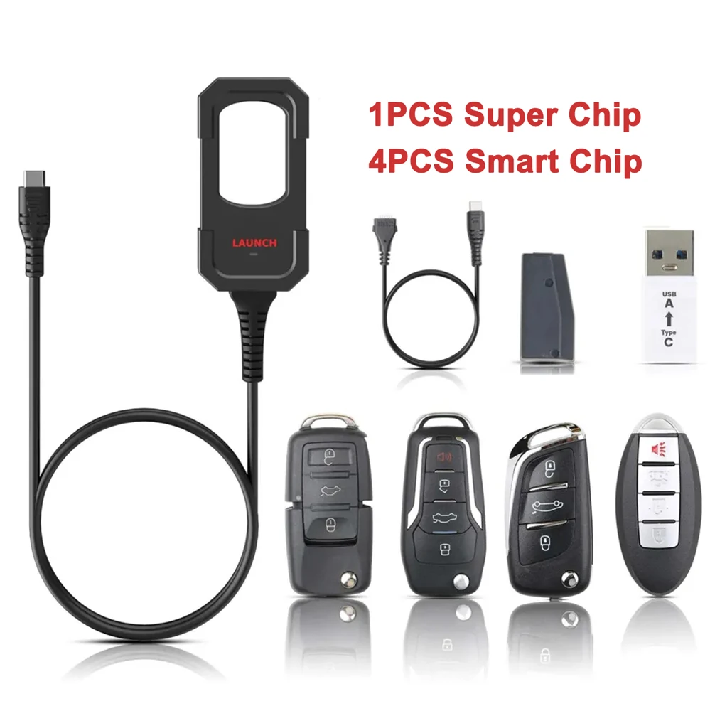 Launch-X431-Key-Programmer-Tool-Remote-Maker-With-Super-Chip-and-4-Sets ...