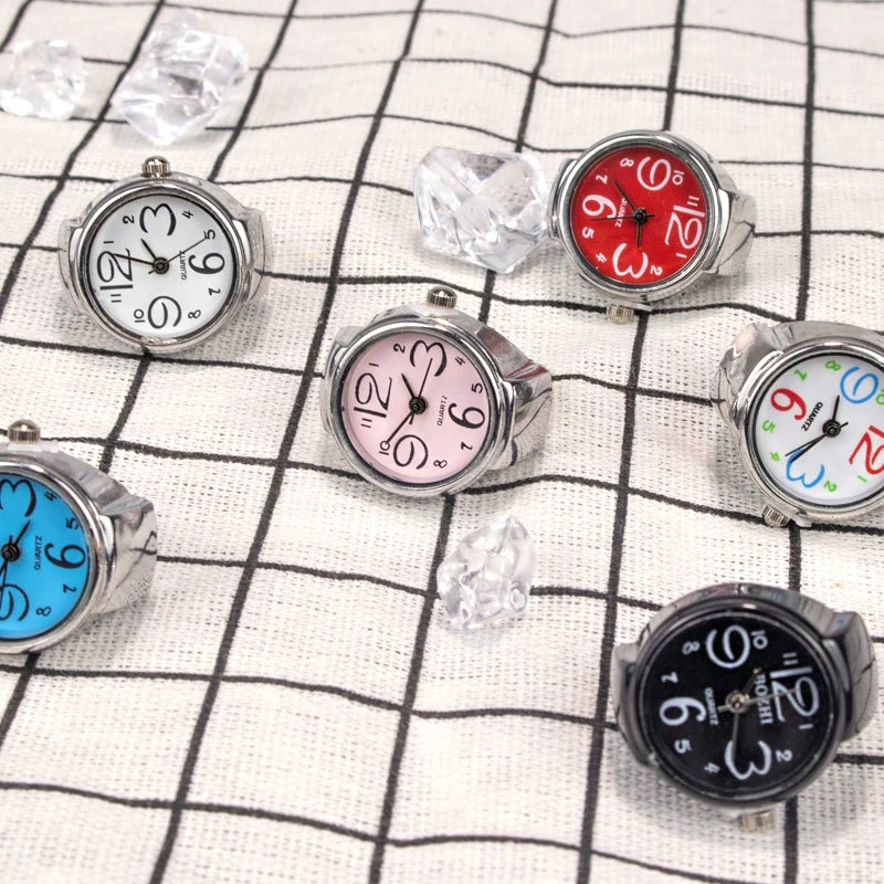 2024-Fashion-Creativity-Punk-Finger-Watch-Mini-Elastic-Strap-Alloy ...
