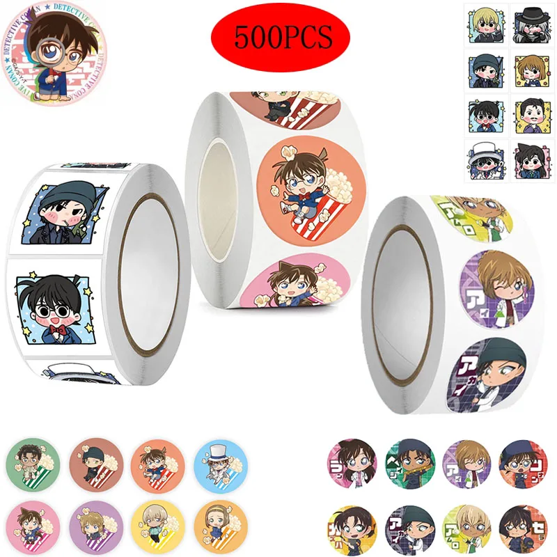 500PCS-Cartoon-Detective-Conan-Stickers-Kawaii-Anime-Figure-Image-DIY ...