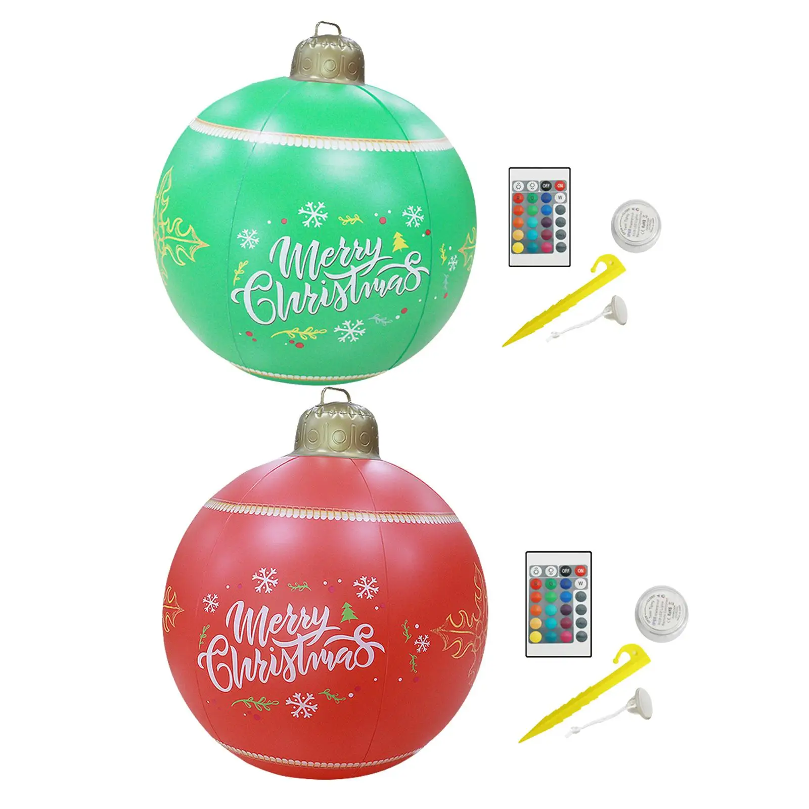 Christmas-Inflatable-Ball-Oversized-PVC-16-Colors-Hanging-Remote ...