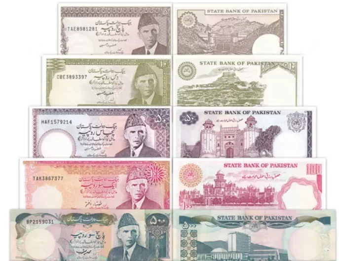 Notas originales con cerradura UNC, 1950-2006, 1-500, Pakistán ...