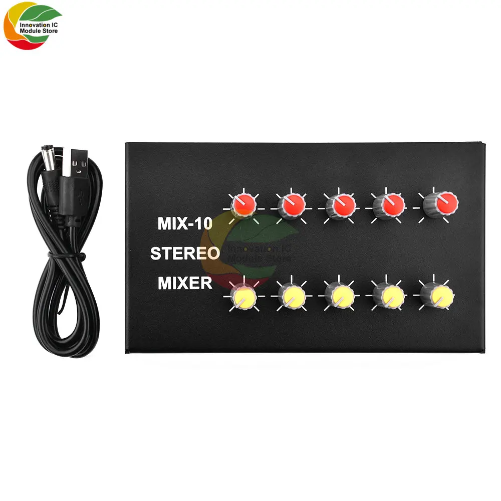 MIX 10 NE5532 Stereo Music Audio Signal Pre amplifier Amp Headphone ...