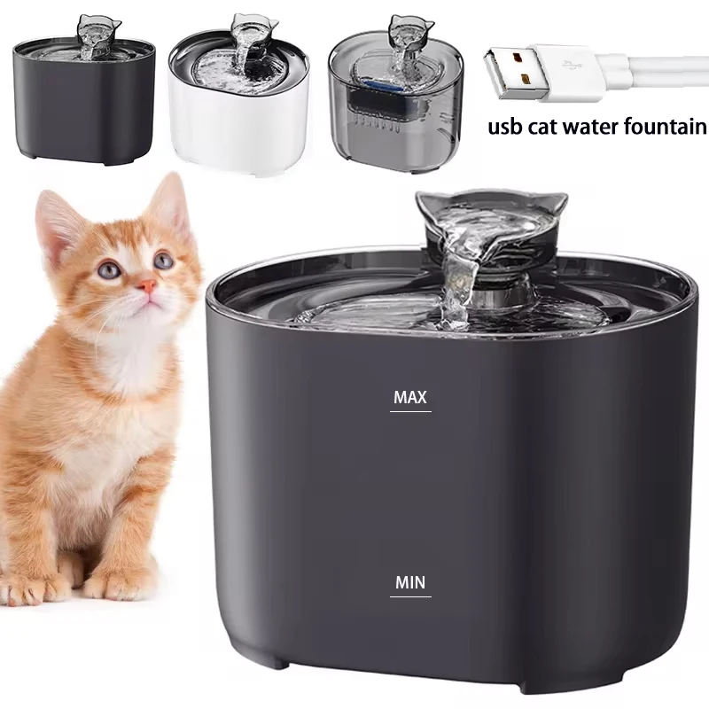 Automatic-Cat-Water-Fountain-with-Recirculate-Filters-Ultra-Silent-USB ...