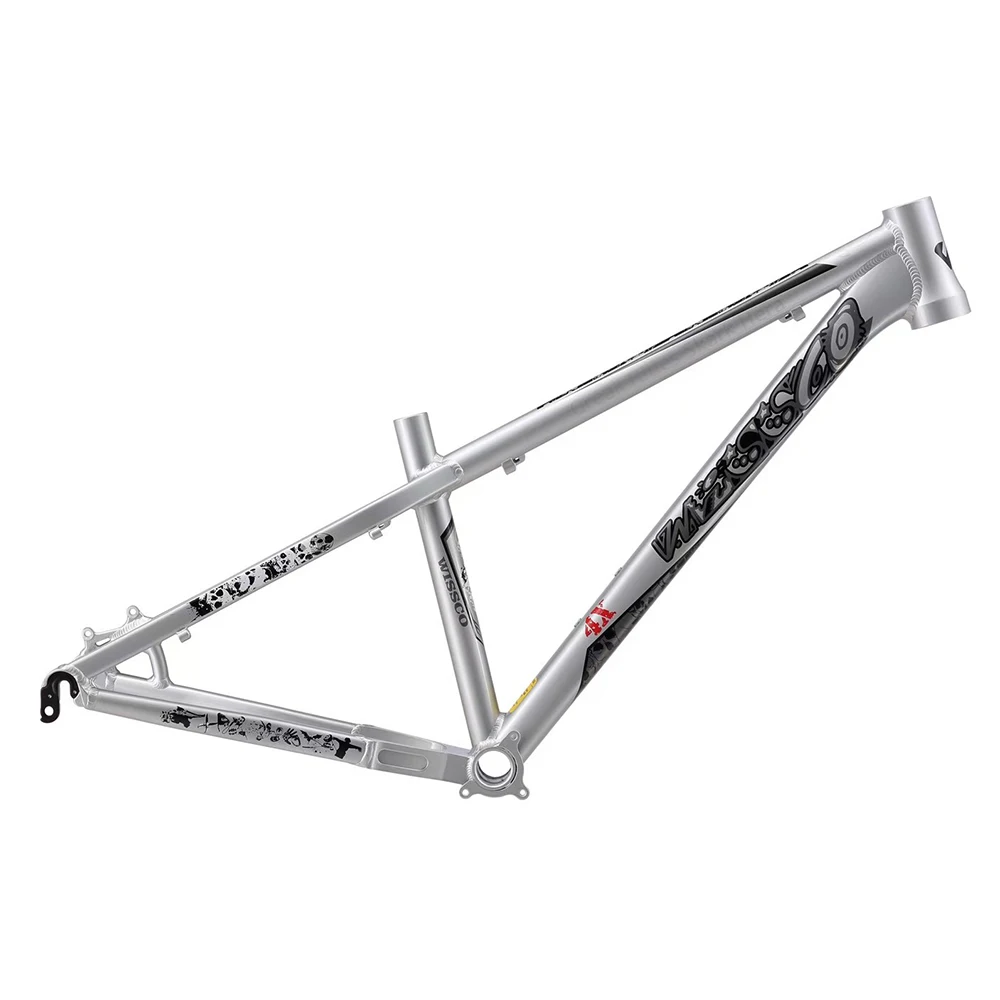 Wissco 4X Silver Earth Slope Frame Retro Disc Brake Aluminum Alloy MTB ...