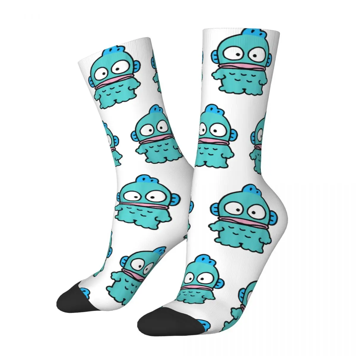 Fashion-Male-Men-Socks-Novelty-Hangyodon-Front-And-Back-Sock-Polyester ...
