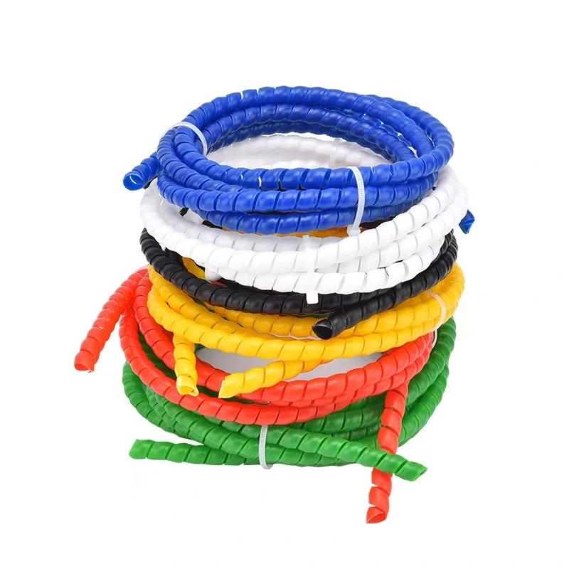 2/5/10Meters Line Organizer Pipe Protection Flexible Spiral Wrap ...