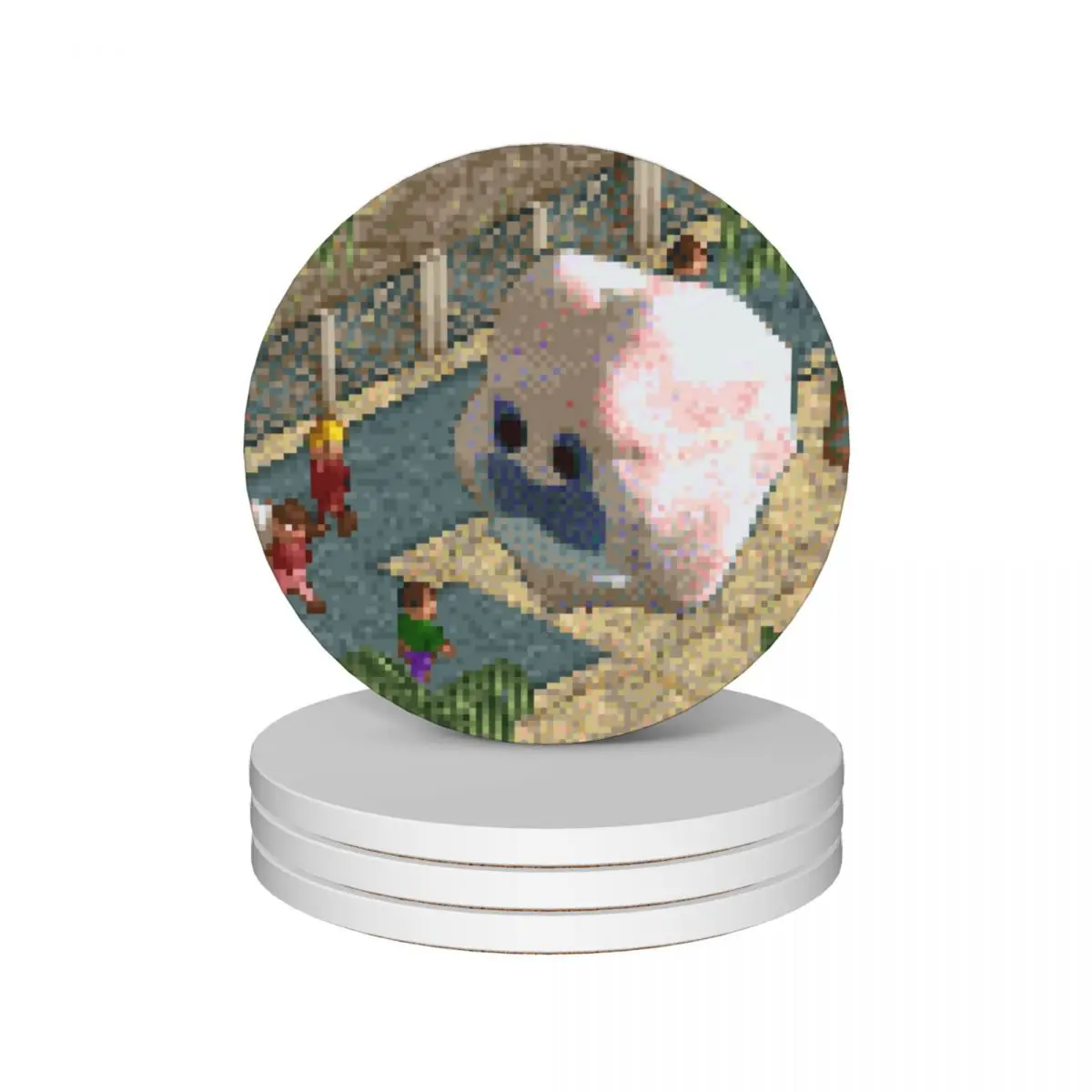 RollerCoaster-Tycoon-RCT-1-Cotton-Candy-Candyfloss-Stall-Ceramic ...