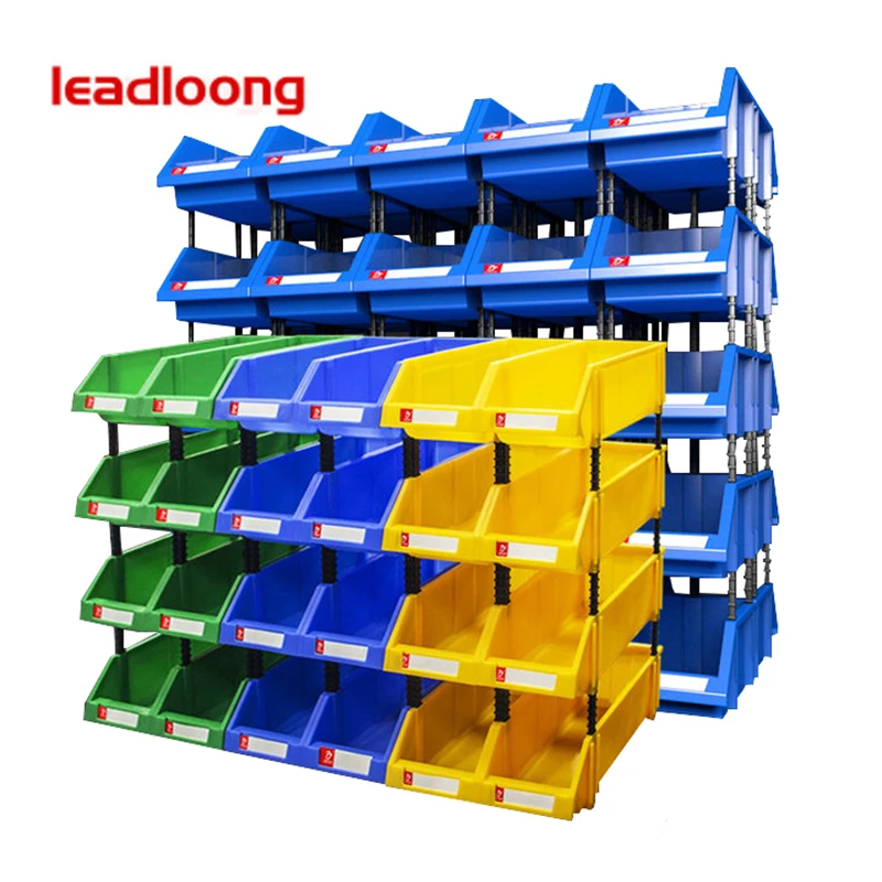 X1 12Pieces Plastic stackable parts bin for warehouse Multi Tools Box ...