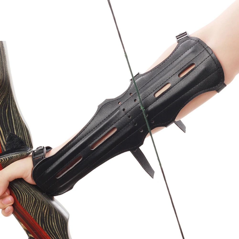 Long-Leather-Armguard-Bow-And-Arrow-Equipment-Archery-Supplies ...