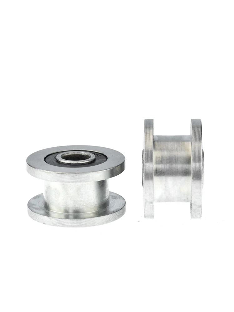 1pcs-H-groove-steel-wheel-pulley-8-10mm-bore-slotted-pulley-Roller-6000 ...