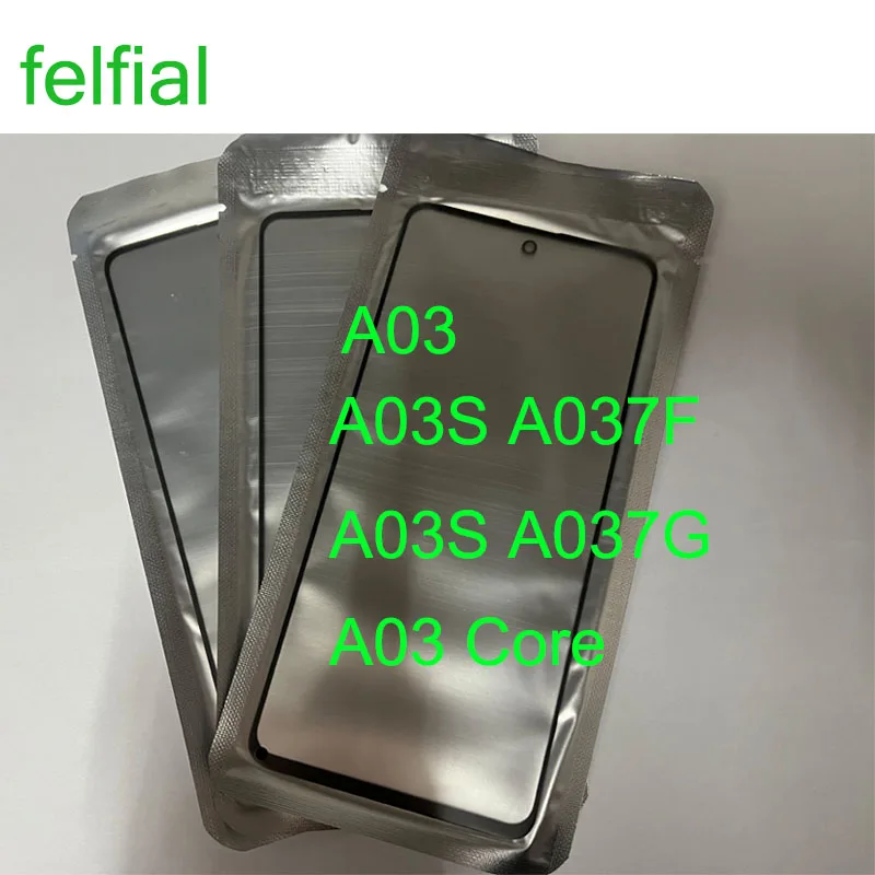 10Pcs/Lot For Samsung Galaxy A03 Core Touch Screen Front Panel Glass ...