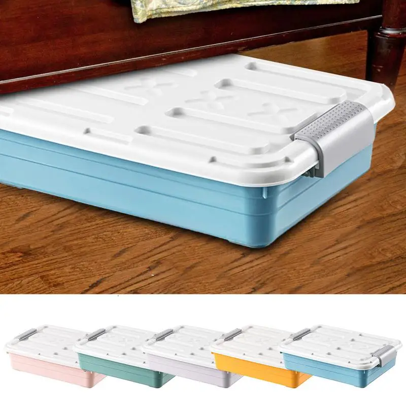 Under-Bed-Storage-Containers-Waterproof-Under-Bed-Storage-Box-with ...