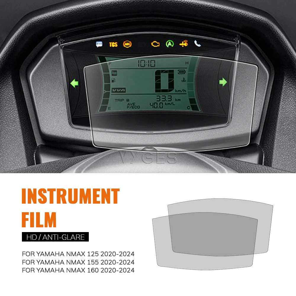 Motorcycle Display Protection Film For Yamaha NMAX 155 160 125 NMAX155 ...
