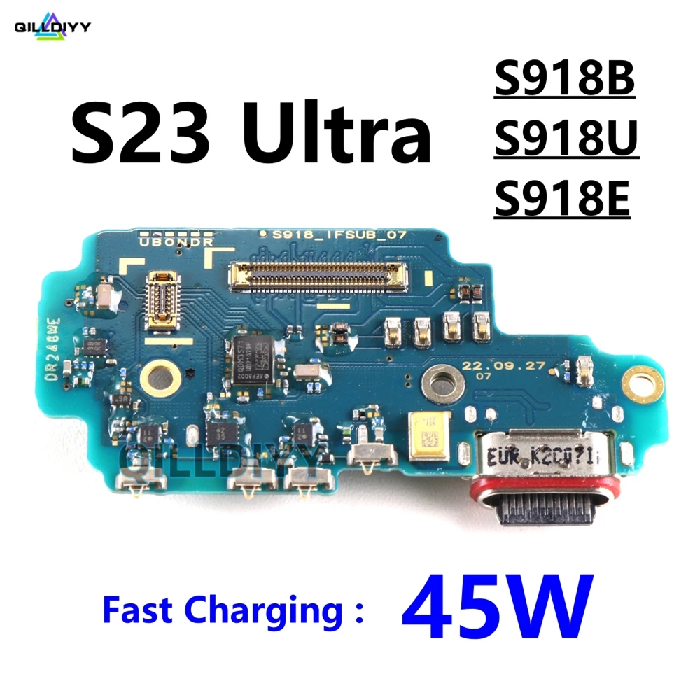 For Samsung Galaxy S23 Ultra S918B S918U S918E USB Charging Connector ...