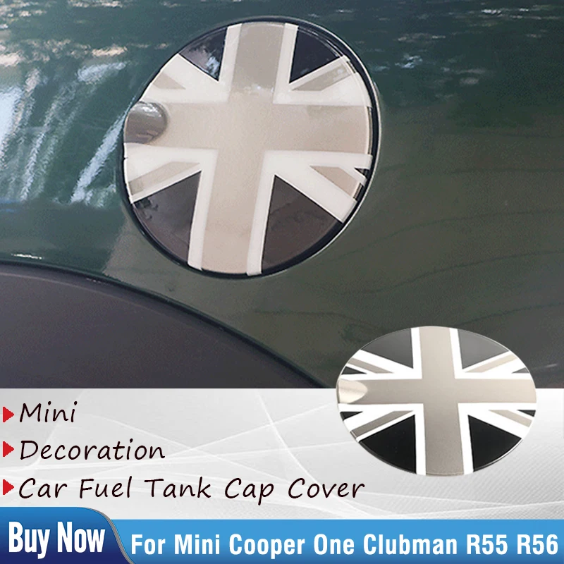 Brand New Plastic Union Jack Car Fuel Tank Cap Cover Sticker for Mini ...