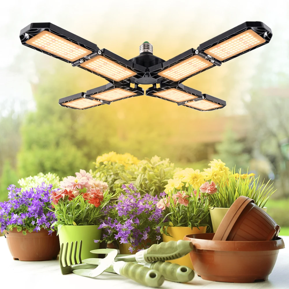 300W 672LEDs Grow Light Foldable LED Plant Phyto Lamp Full Spectrum ...