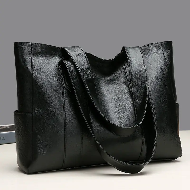 Fashion-Large-Soft-Leather-Ladies-Bag-European-and-American-Retro ...