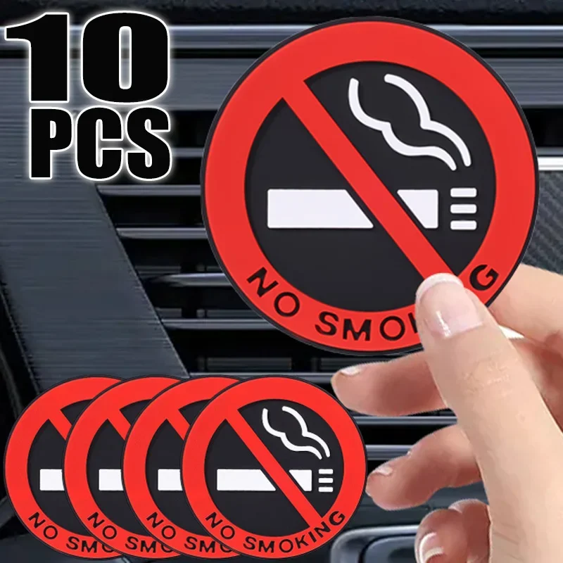 Universal Car Interior No Smoking Stickers Warning Logo Taxi Car ...