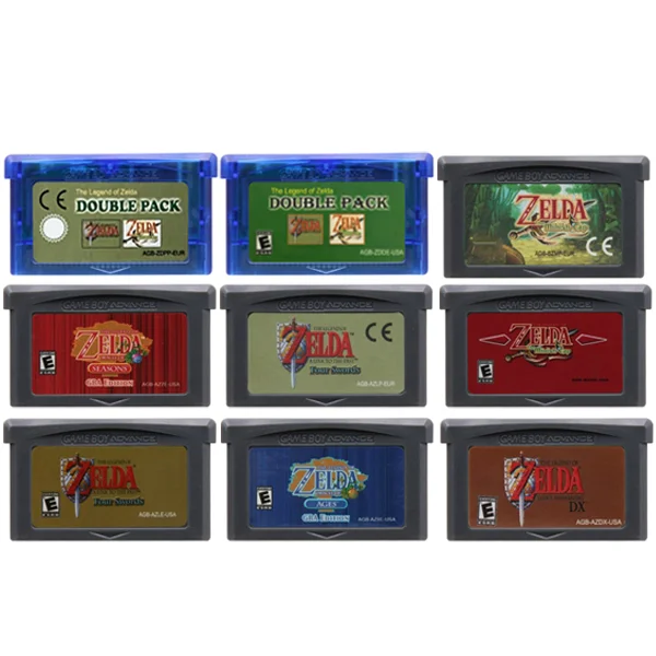 GBA-Game-Zelda-Series-32-Bit-Video-Game-Cartridge-Console-Card-Minish ...
