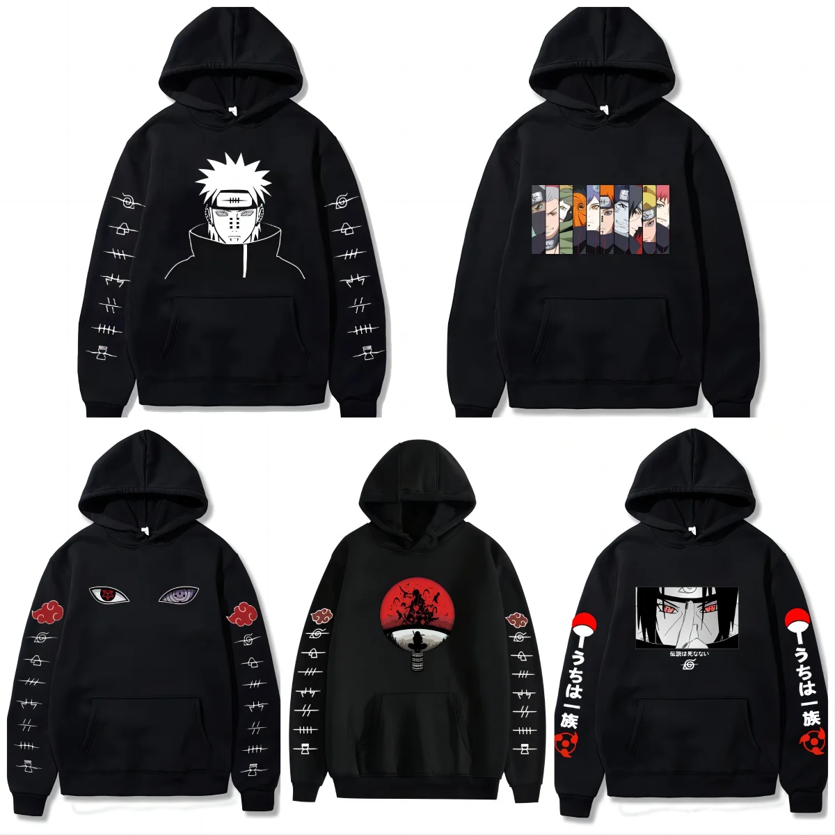 New-Anime-Sasuke-Naruto-Akatsuki-Kakashi-Sakura-Harajuku-Pullover ...