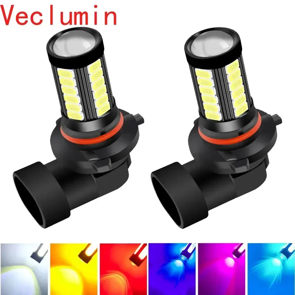 2PCS Led Lamp H7 9005 HB3 9006 HB4 H9 H8 H16 PSX24W PSX26W P13W White ...
